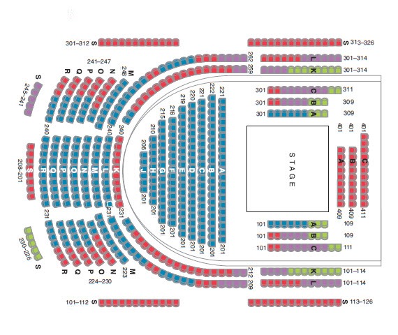 Oreilly Center Seating Chart The Jury Experience Dublin Tickets