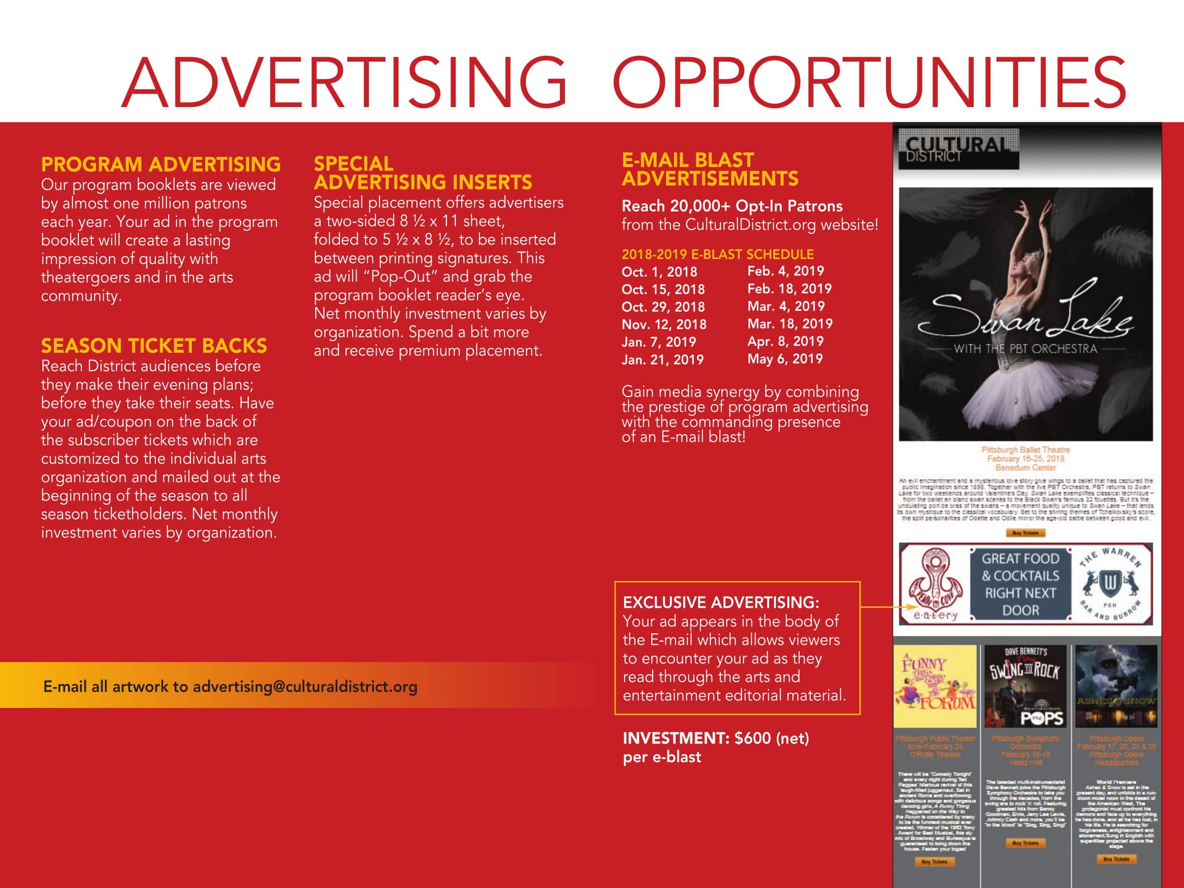 More Advertising Opportunities